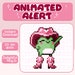 Animated Froggy Disco Cowboy Alert/cute Dancing Twitch Alert | Instant ...