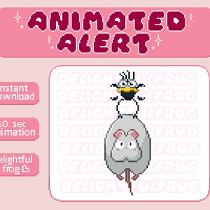 X7 Cute Animated Alerts/cute Twitch Alerts Instant Download for Your ...