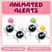 X7 Cute Animated Alerts/cute Twitch Alerts | Instant Download for Your ...