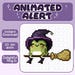 X3 Animated Froggy Witch Alert Pack / Spooky Twitch Alerts | Instant ...