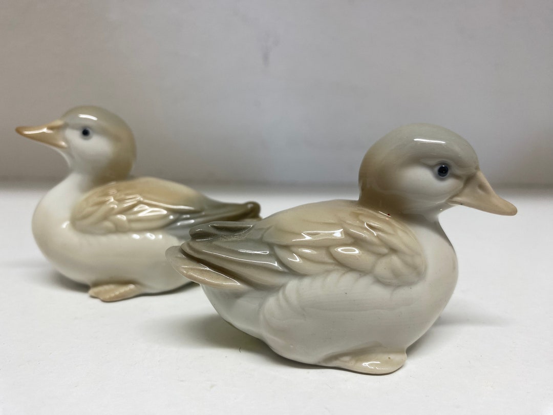 Vintage Homco Duck Figurine Set - Etsy