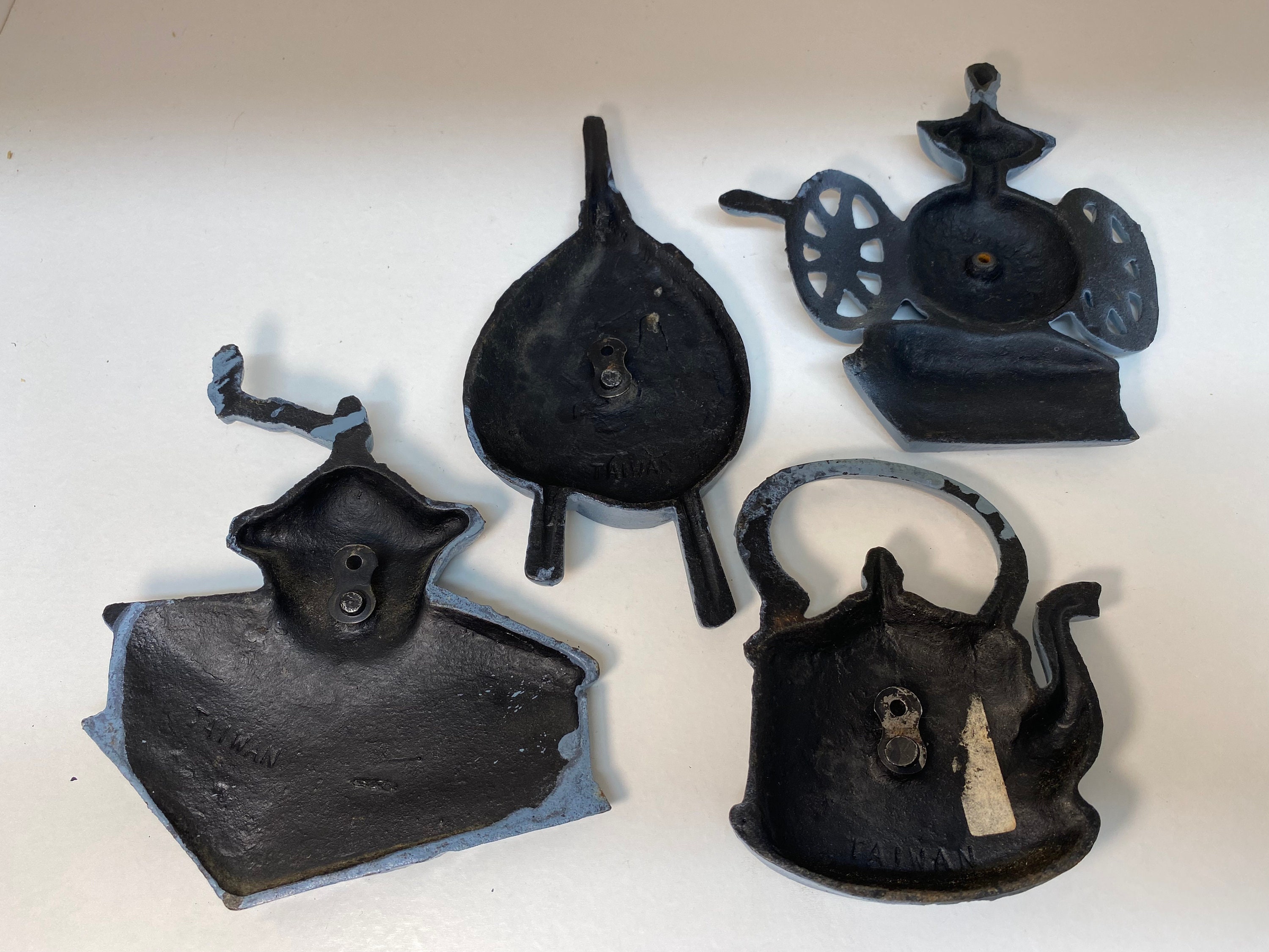 Light Blue Cast Iron Sexton Country Wall Hangings - Etsy