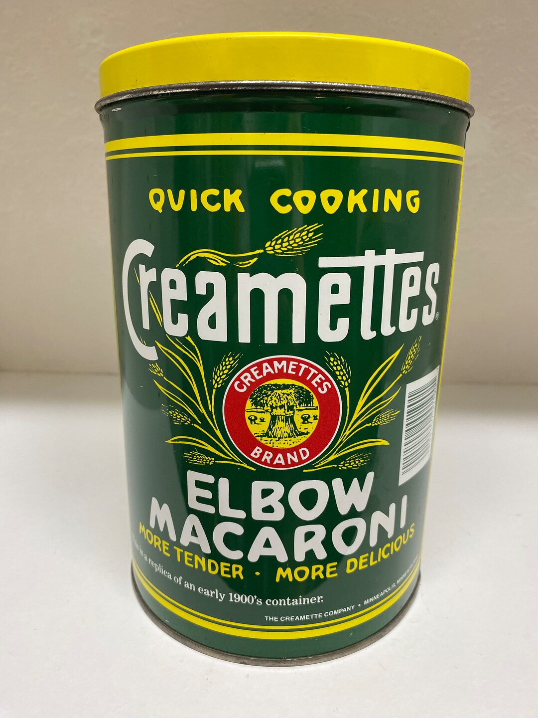 Vintage Creamettes Elbow Macaroni Tin Replica - Etsy
