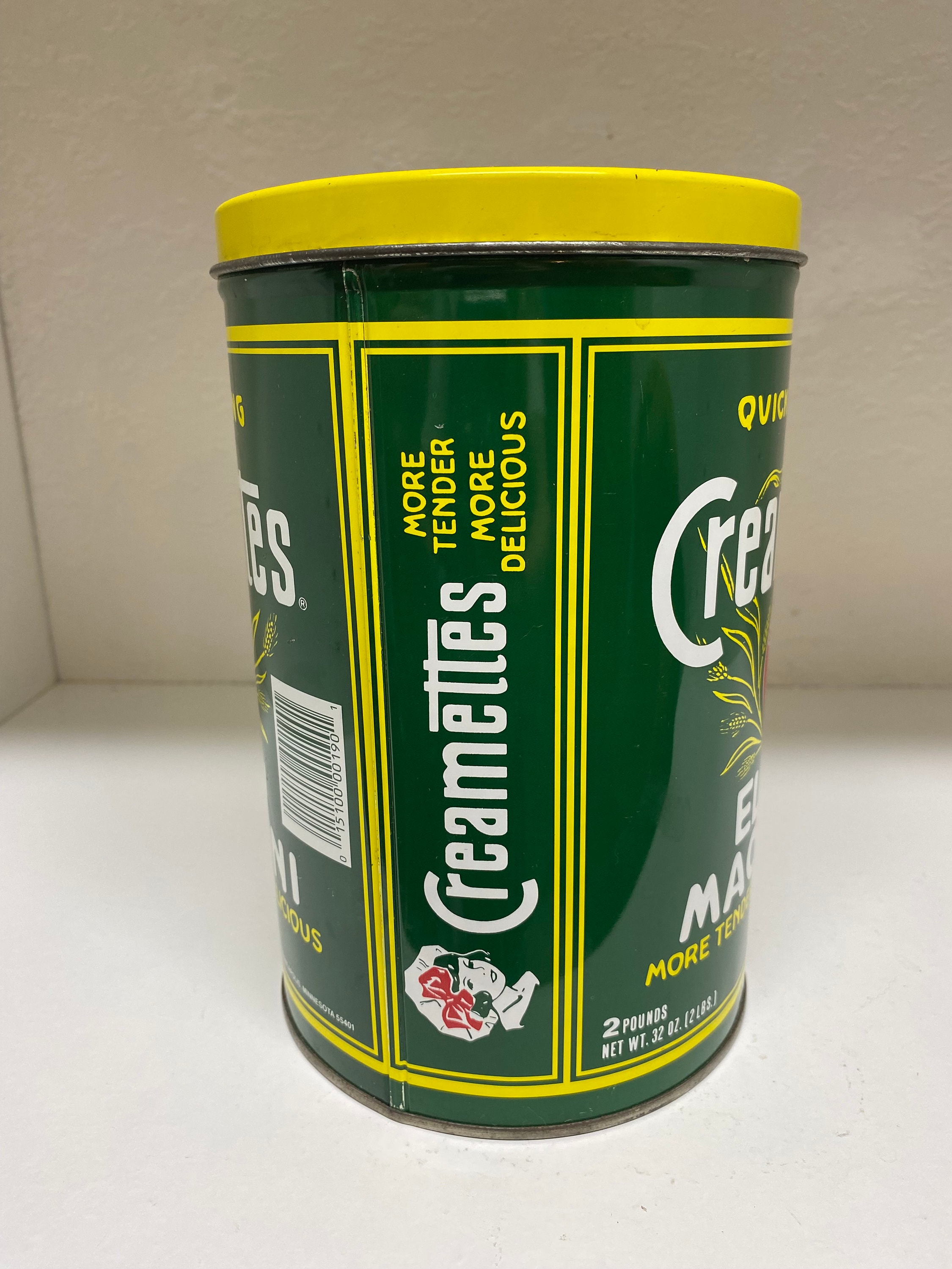 Vintage Creamettes Elbow Macaroni Tin Replica - Etsy