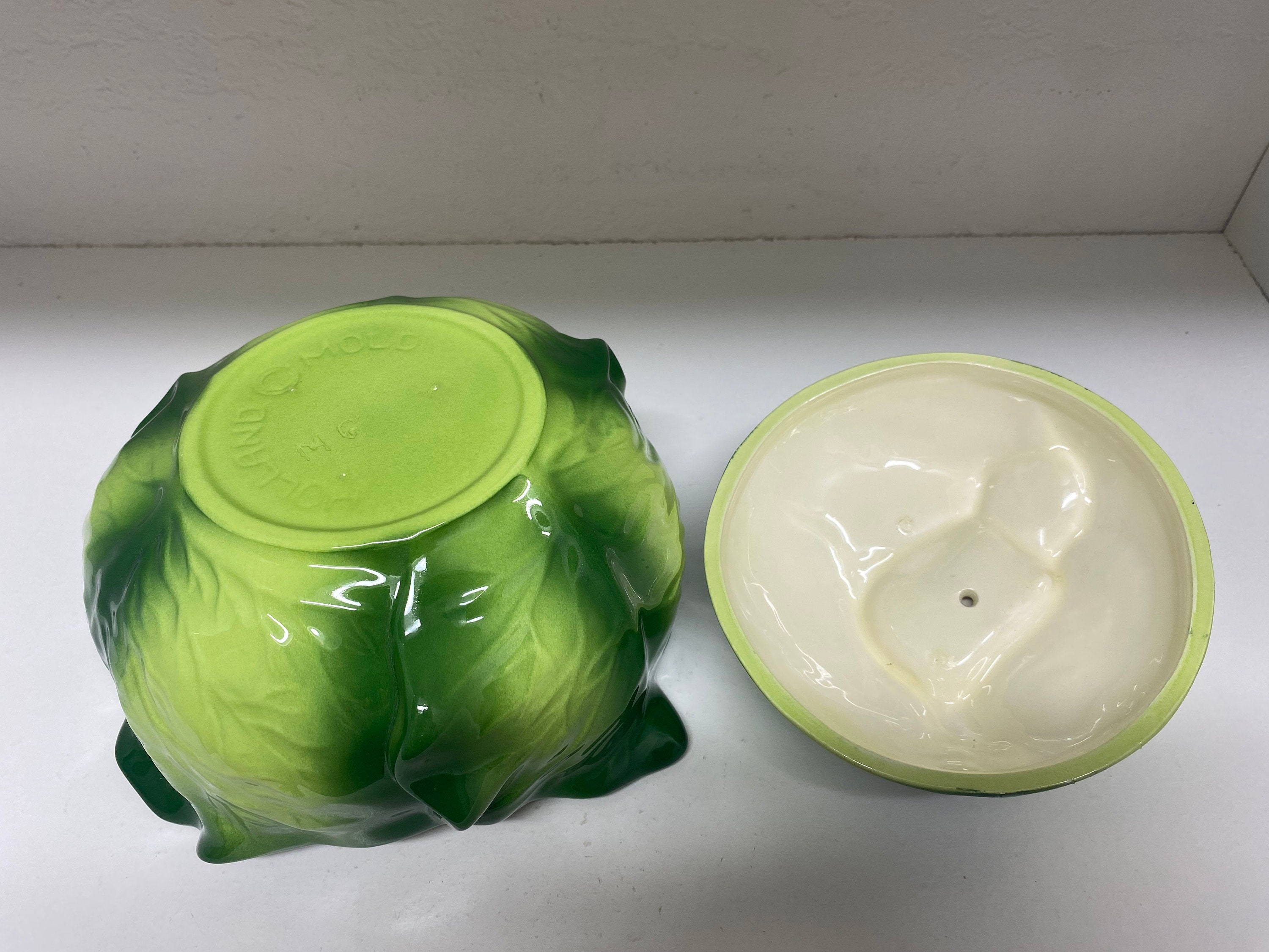 Vintage Holland Mold Cabbage Bowl With Lid - Etsy