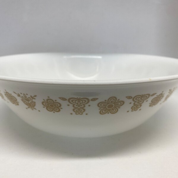 Butterfly Gold Corelle Serving Bowl - Etsy