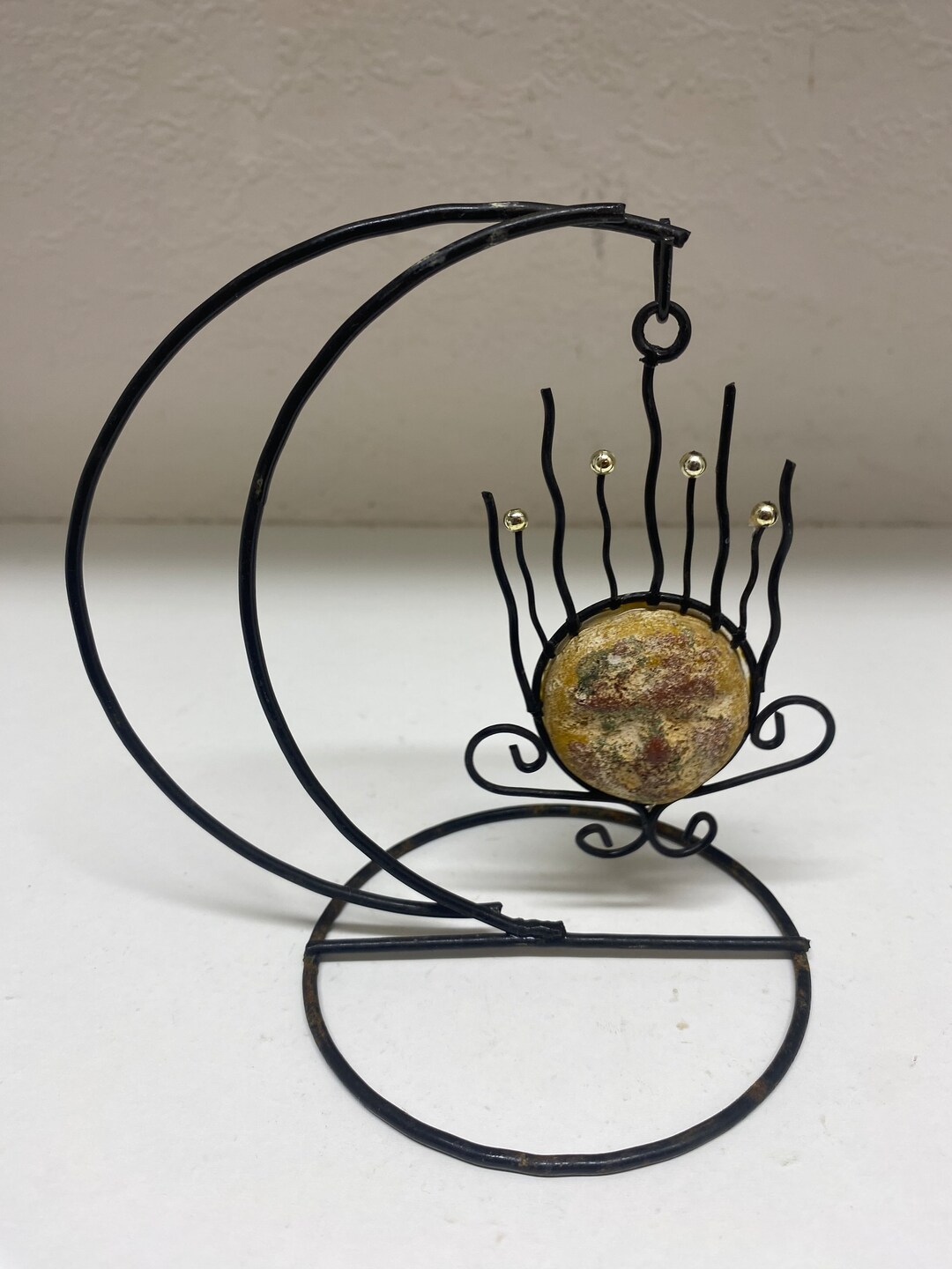 Vintage Celestial Sun and Moon Hanger Display - Etsy