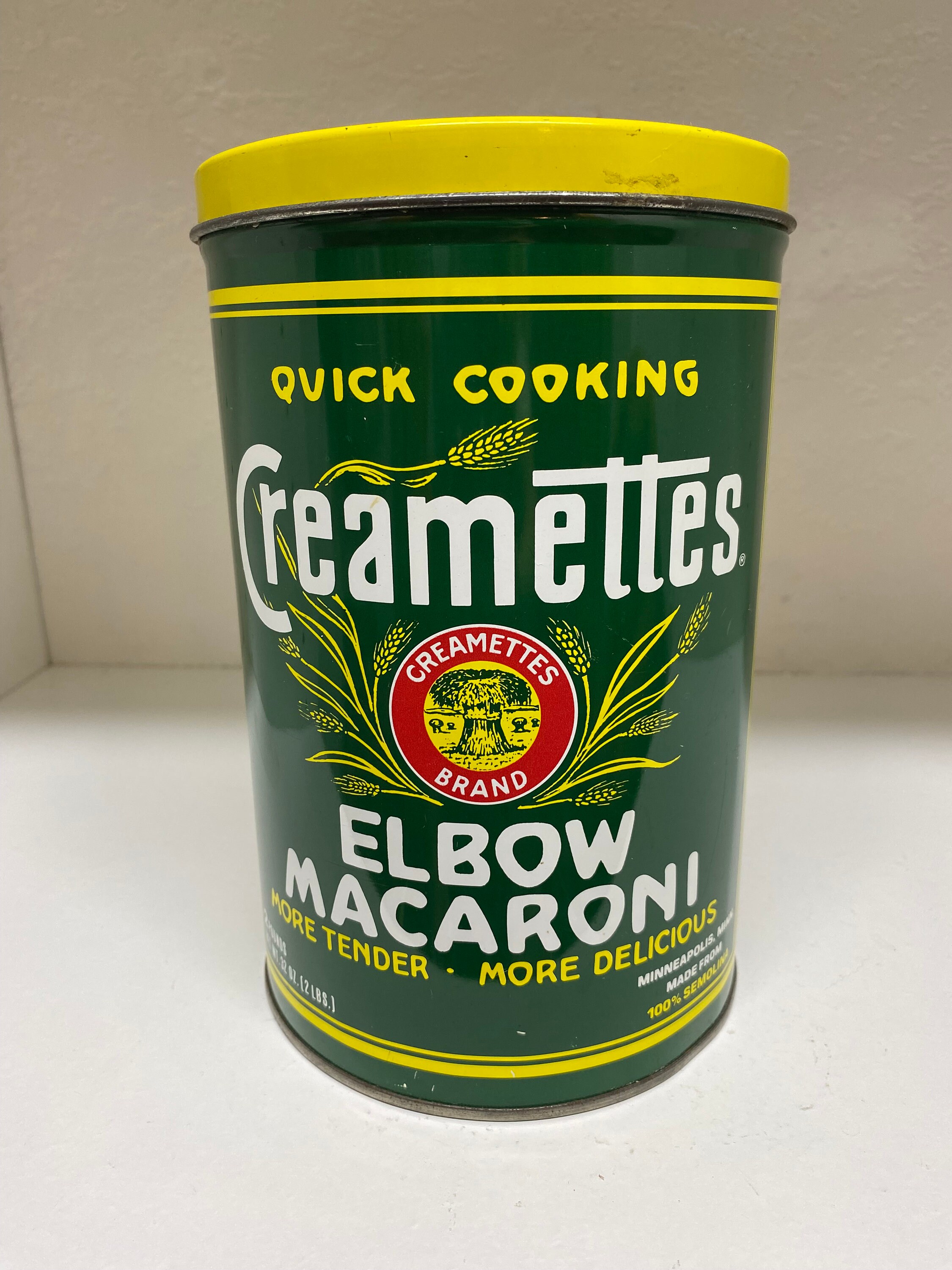 Vintage Creamettes Elbow Macaroni Tin Replica - Etsy