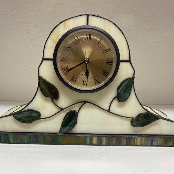 Stained Glass Clock - Etsy
