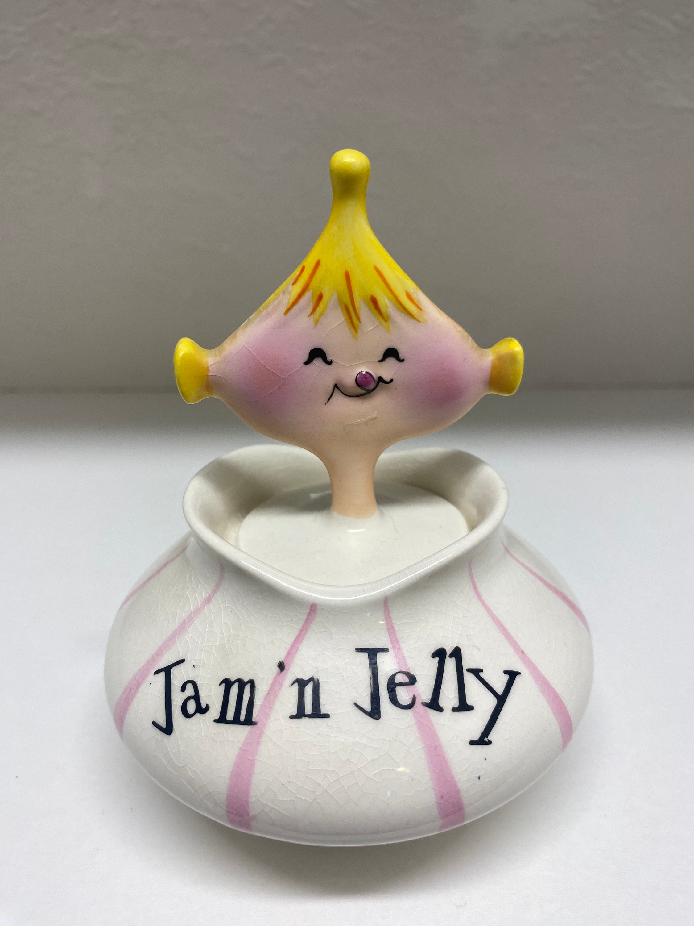 Vintage Holt Howard Pixie Jam n Jelly Jar With Spoon - Etsy