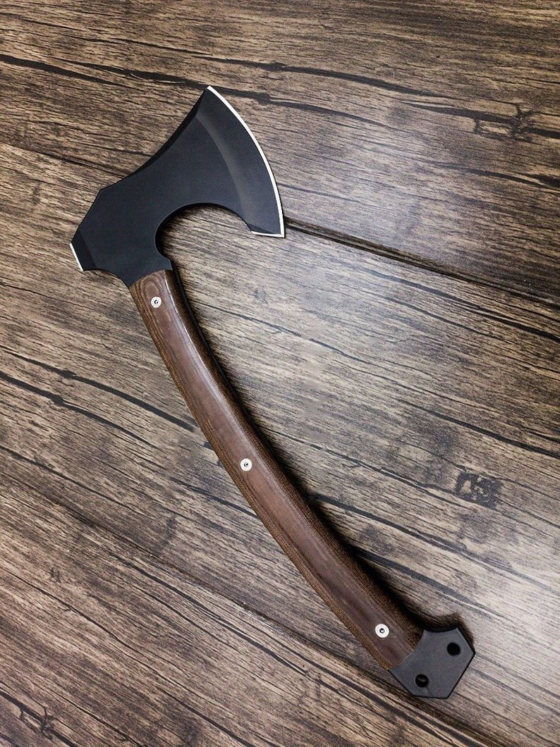 Handmade Spring Steel 6150 Axe, Hunting Camping Tool, Camping Axe ...