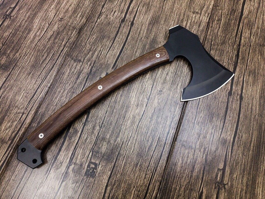 Handmade Spring Steel 6150 Axe: Camping, Hunting, Hiking Tool - Etsy
