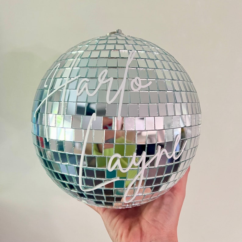 Personalized Disco Ball - Etsy