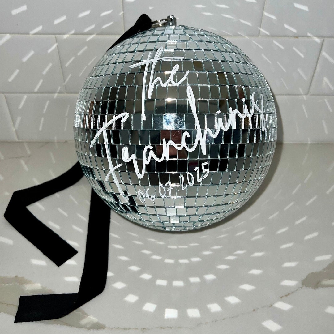 Personalized Disco Ball - Etsy