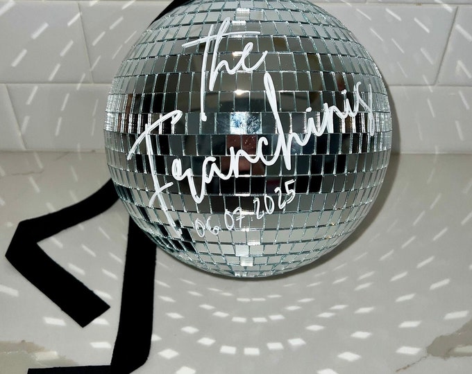 Personalized Disco Ball - Etsy