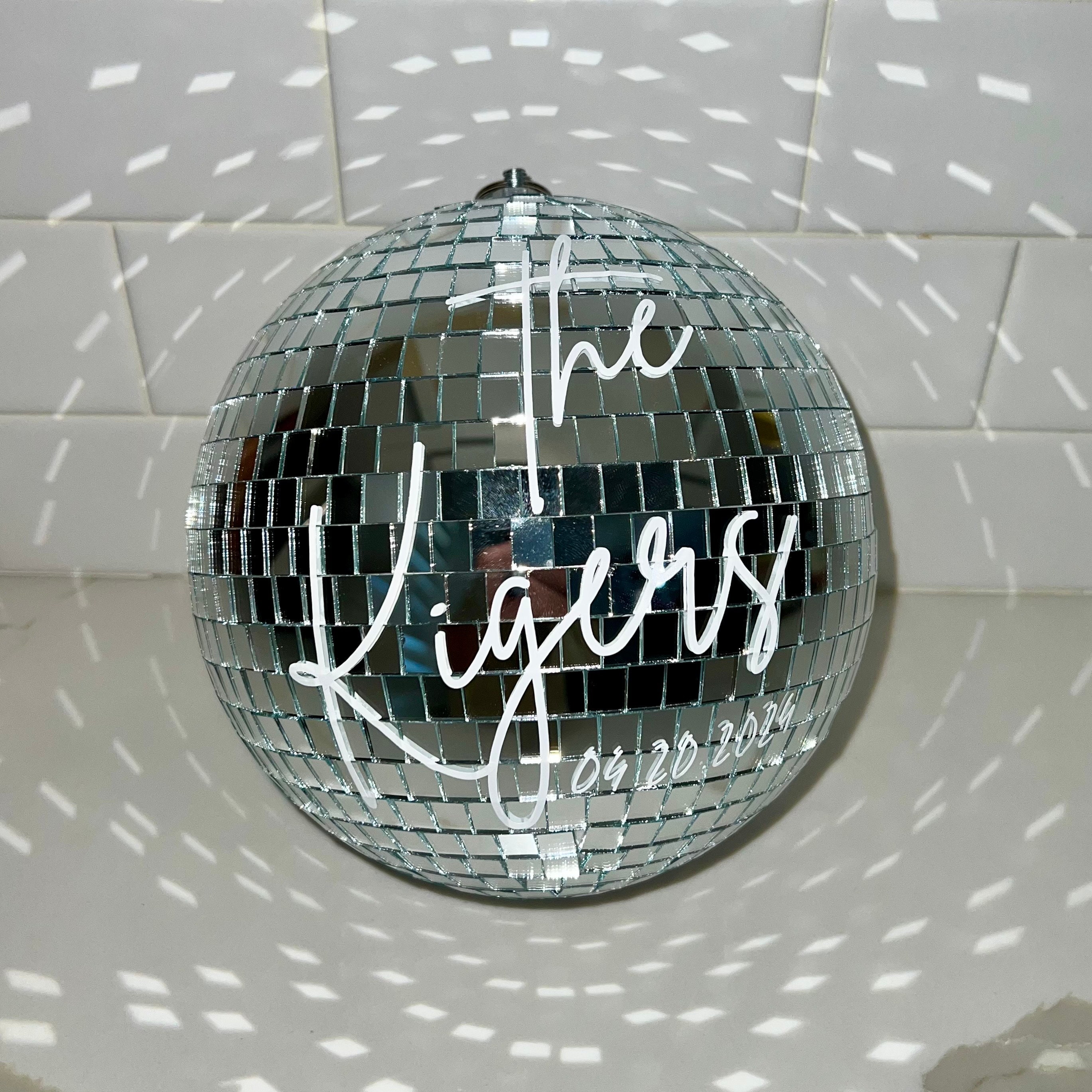 Personalized Disco Ball - Etsy