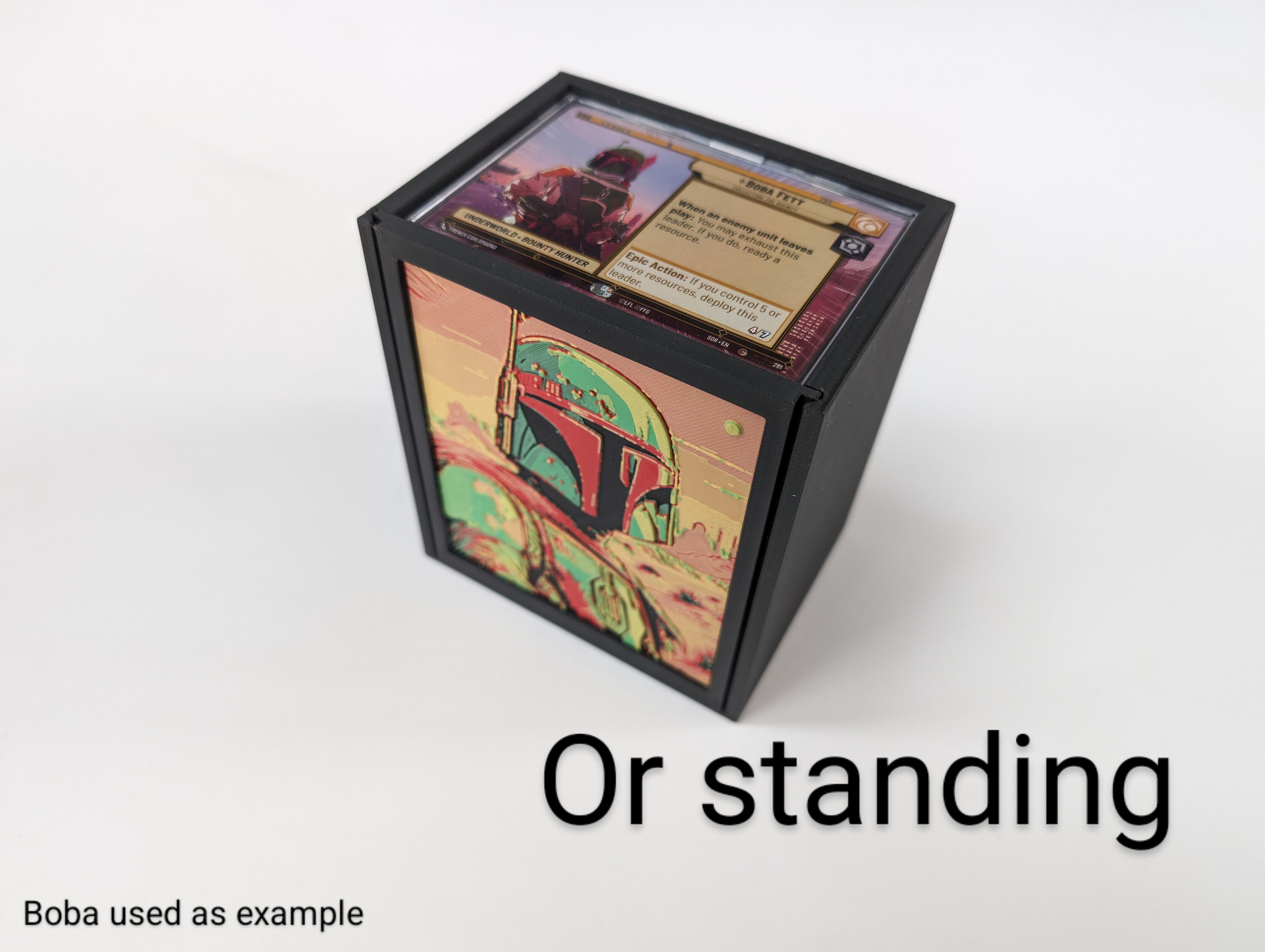 Darth Vader Showcase Deck Box W/ Optional Full Token Set unofficial SWU ...