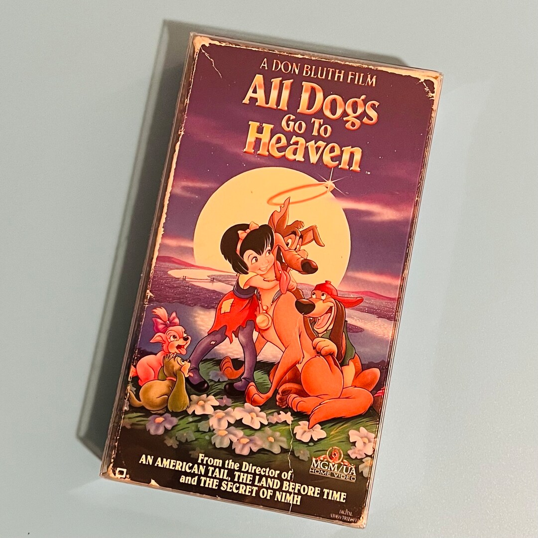 All Dogs Go to Heaven VHS Tape 1989 Don Bluth MGM - Etsy