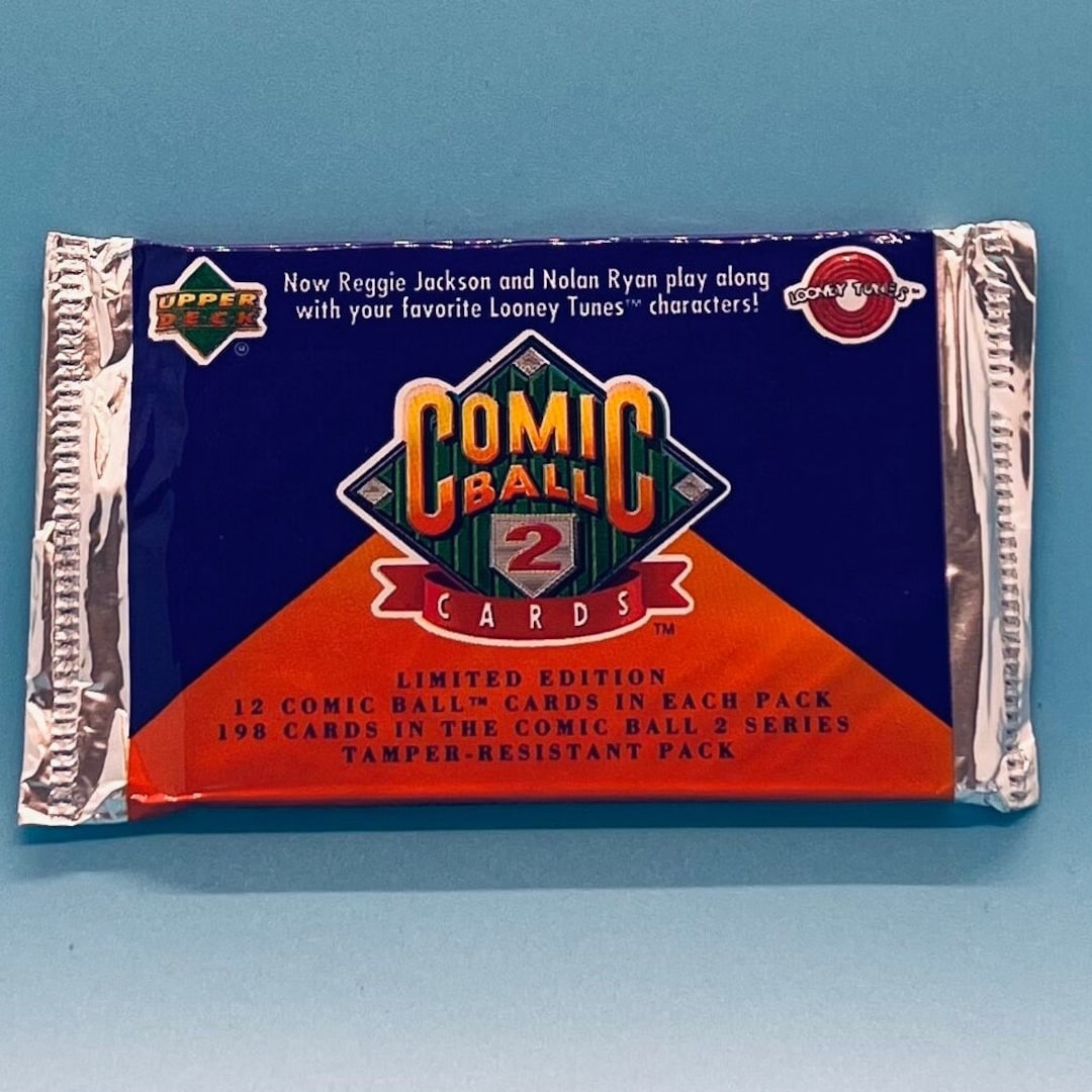 Looney Tunes Comic Ball 2 Trading Card Pack Upper Deck 1991 - Etsy