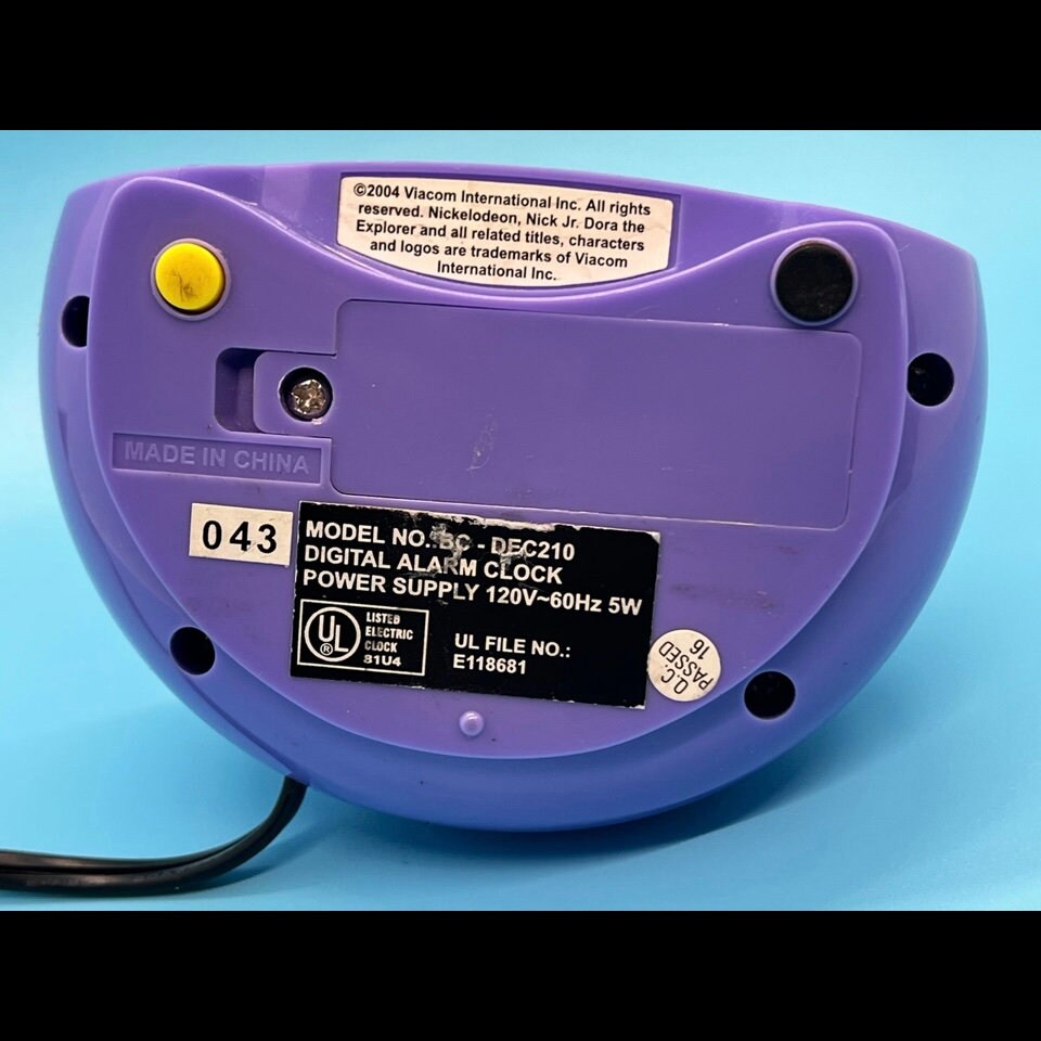 Dora the Explorer Alarm Clock Nickelodeon 2004 - Etsy