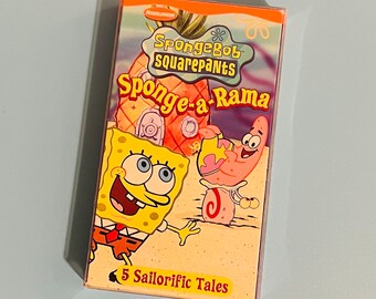 Spongebob Squarepants Sponge-a-rama VHS Tape 2003 Vintage - Etsy