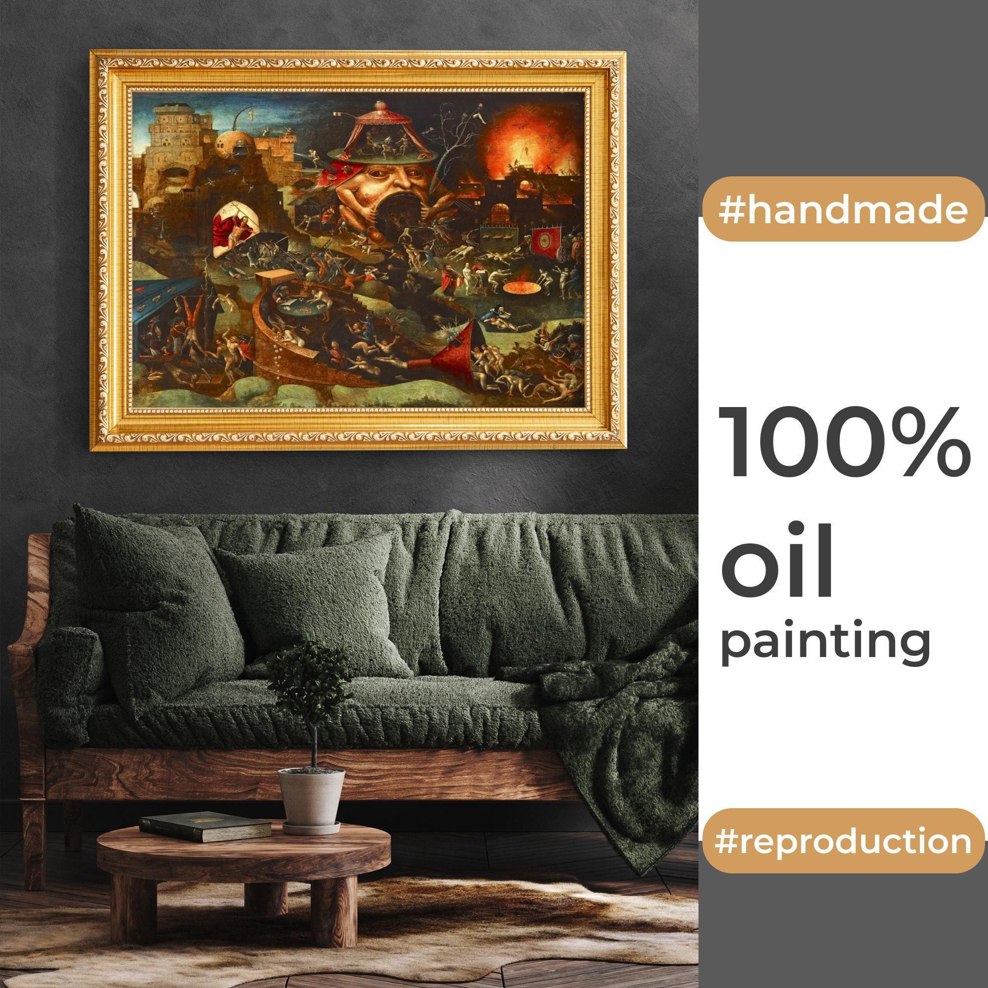 Hieronymus Bosch Christ in Limbo, Oil Painting Reproduction ...