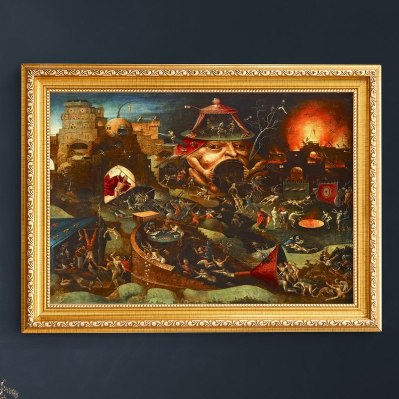 Hieronymus Bosch Christ in Limbo, Oil Painting Reproduction ...