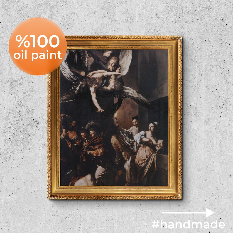 Caravaggio the Seven Works of Mercy, Oil Painting Reproduction, High ...