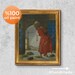 Osman Hamdi Bey the Tortoise Trainer, Oil Painting Reproduction, Canvas ...