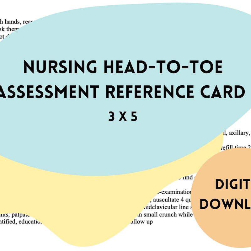 Fnp Cheat Sheet - Etsy