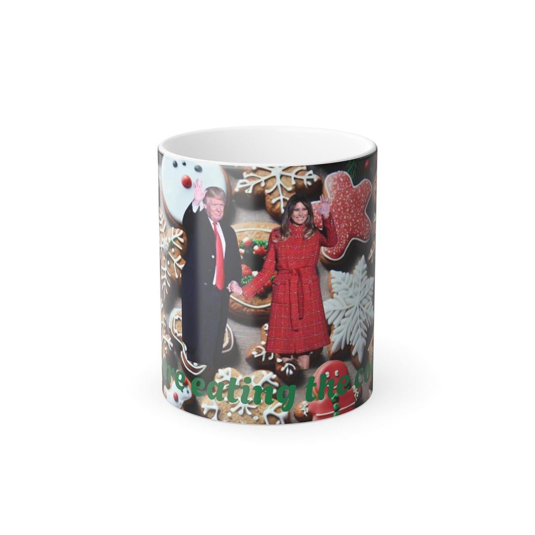 They Are Eating the Cookies Maga Mug - Etsy