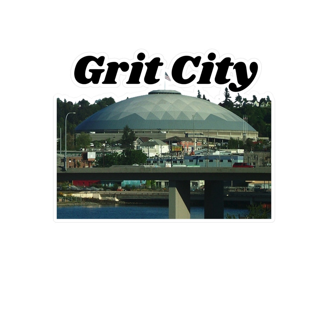 Grit City Tacoma Dome Washington State PNW Vinyl Decal Laptop Water ...