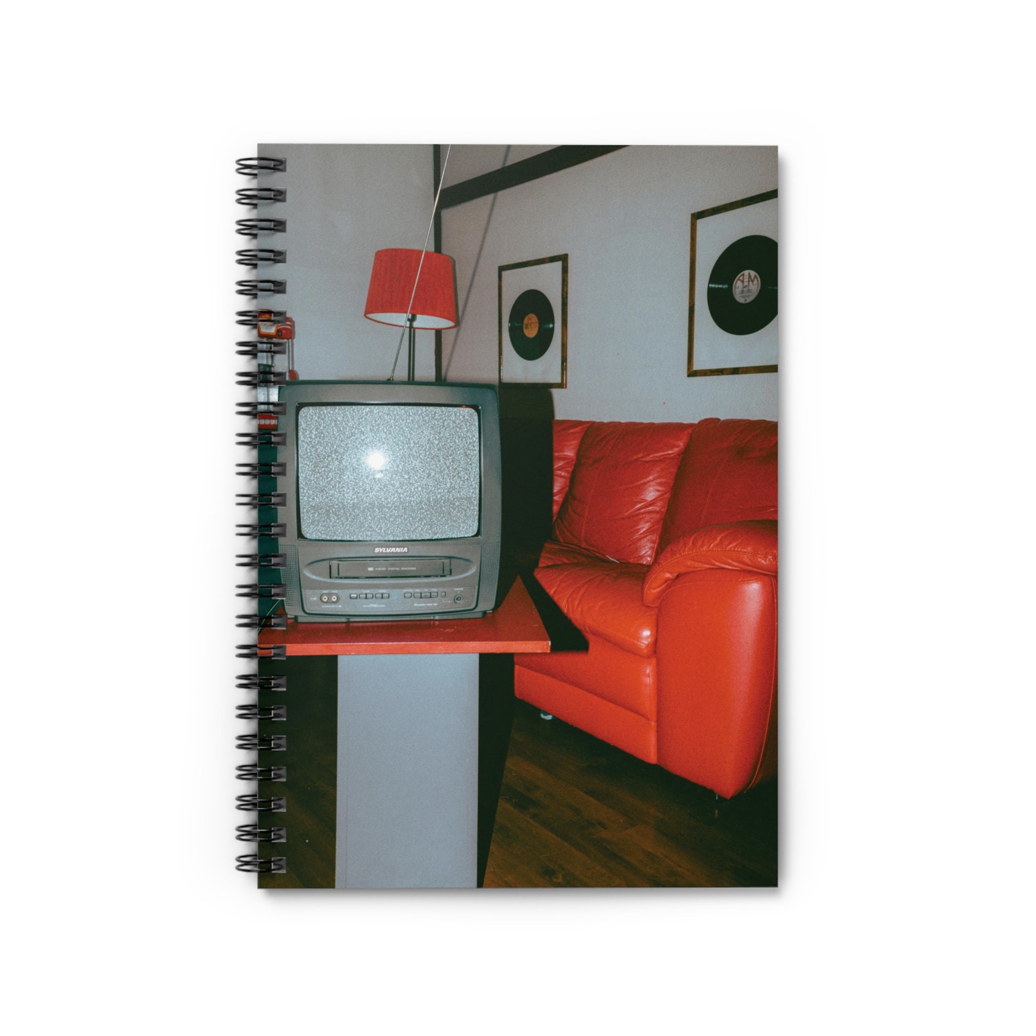 Vintage 80s 90s Aesthetic Nostalgic TV Living Room Journal Notebook ...