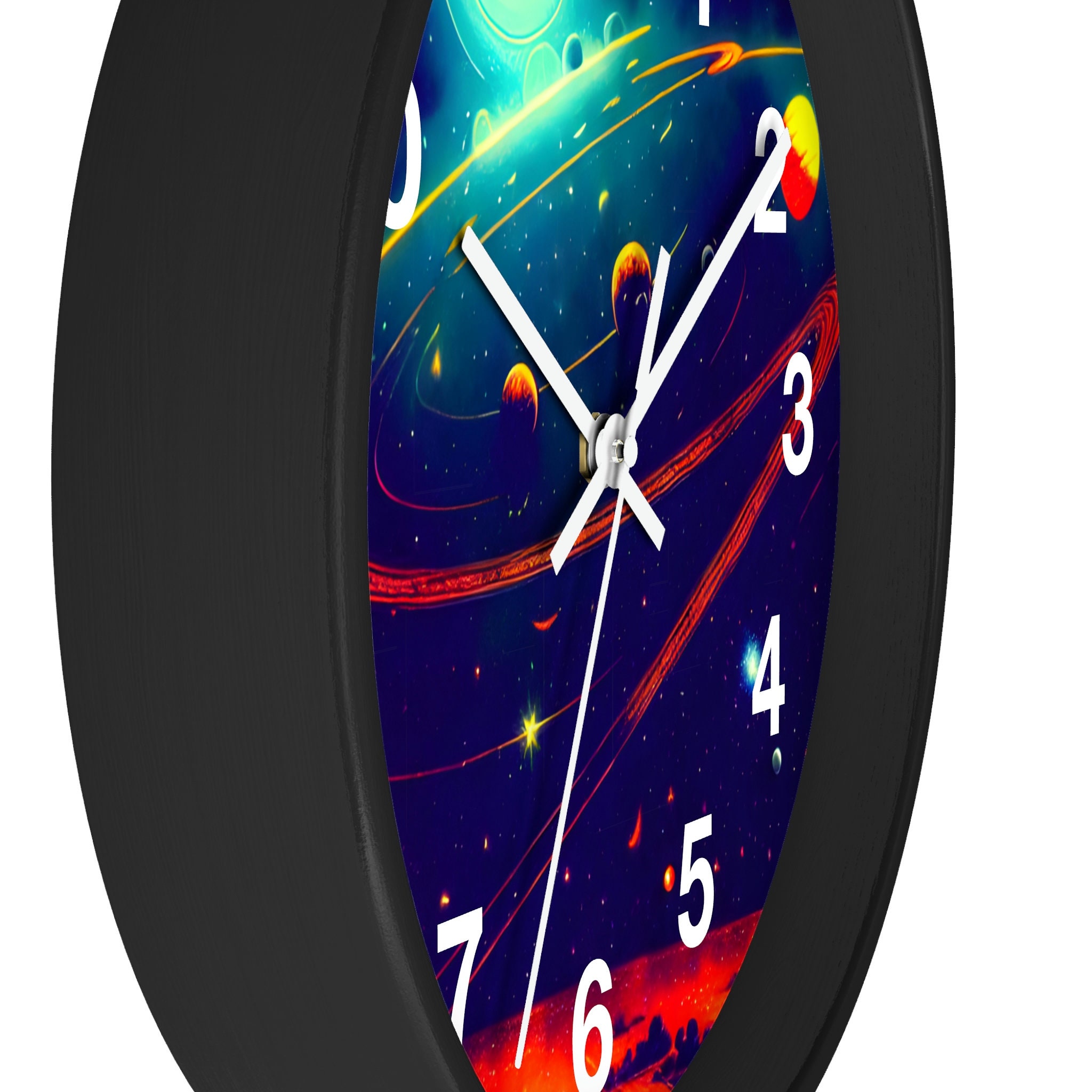 Solar System Astronomy Outer Space Cosmos Wall Clock, Wall Decor - Etsy