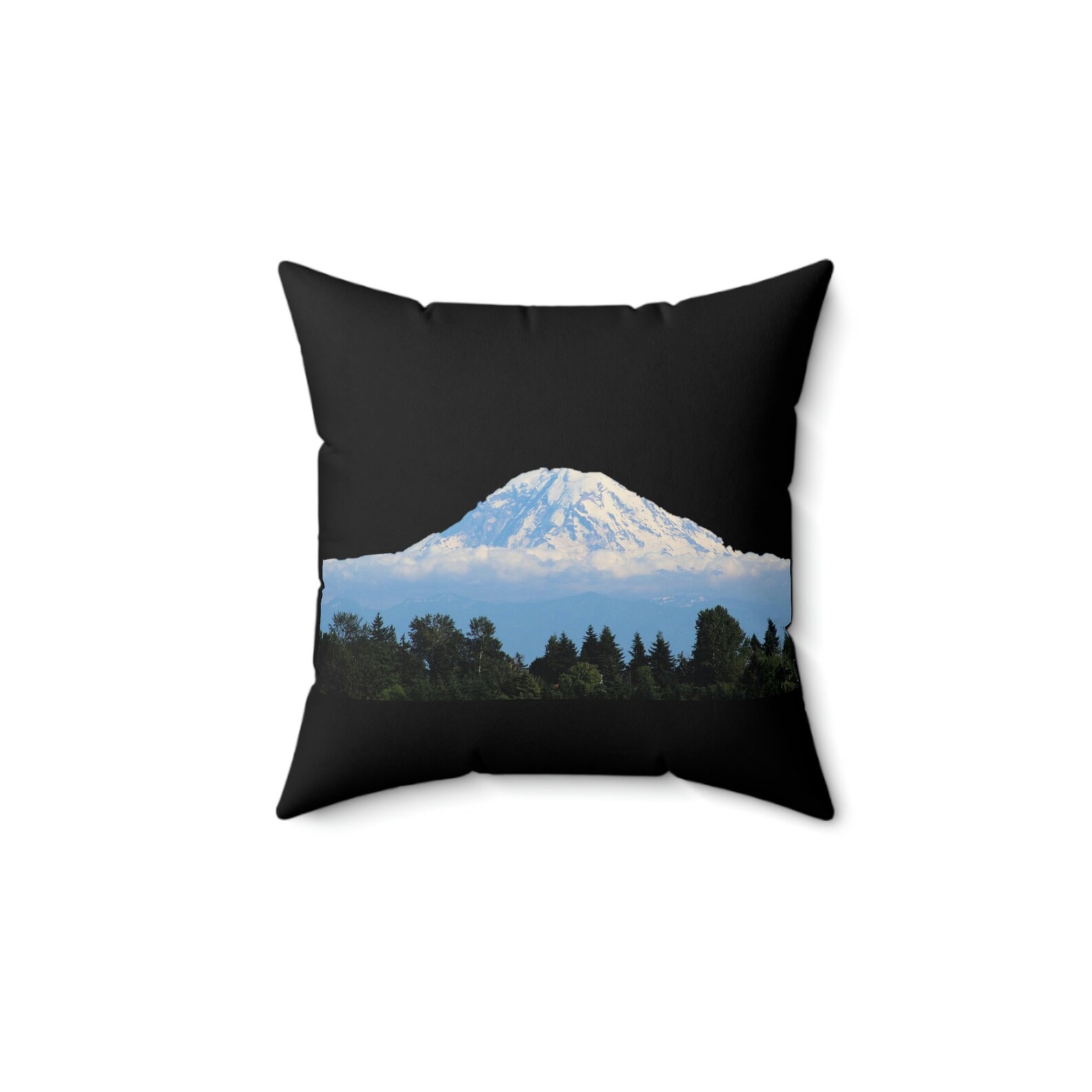 Nature Pillow, Mt. Rainier Pillow, Mountain Pillow, PNW Pillow, Camping ...
