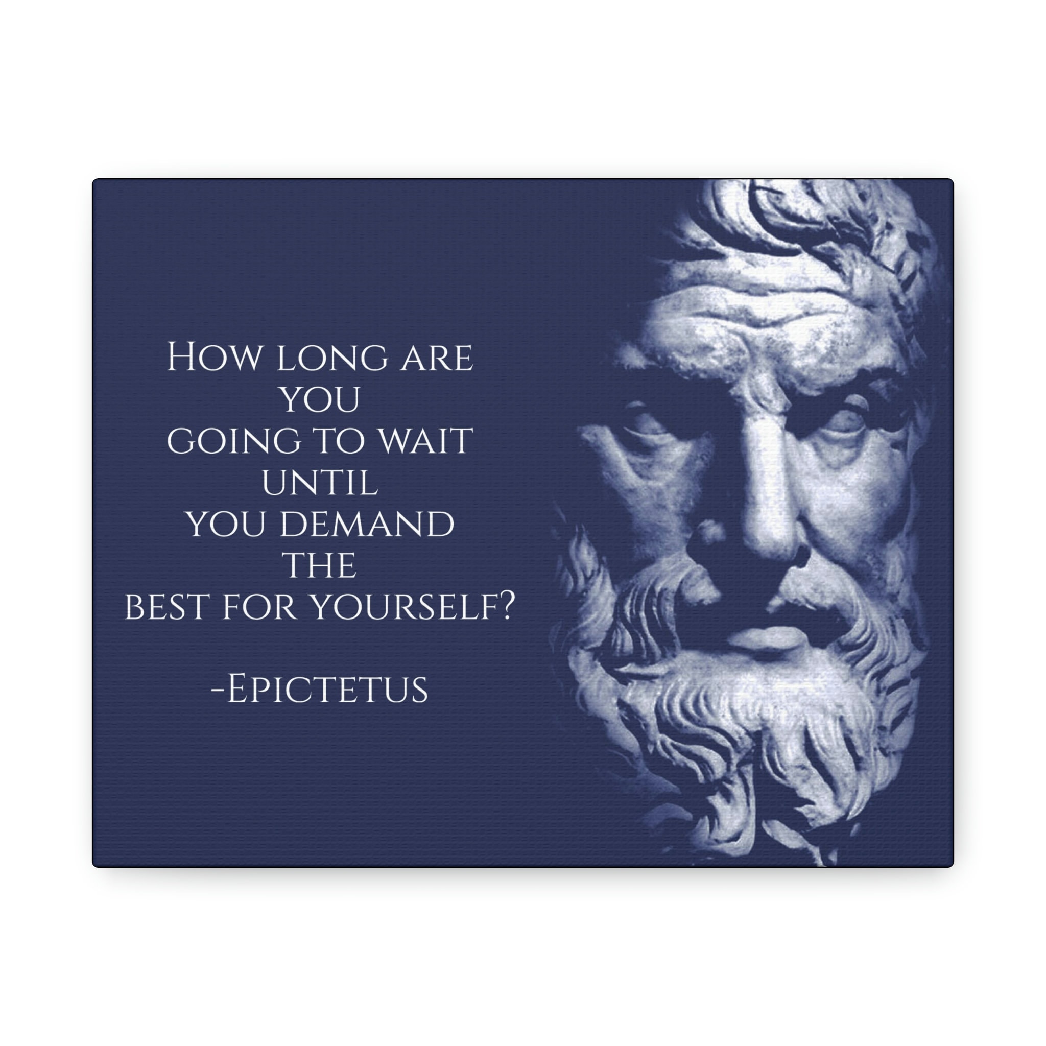 Epictetus Stoic Philosophy Quote Canvas, Philosophy Quote Poster ...