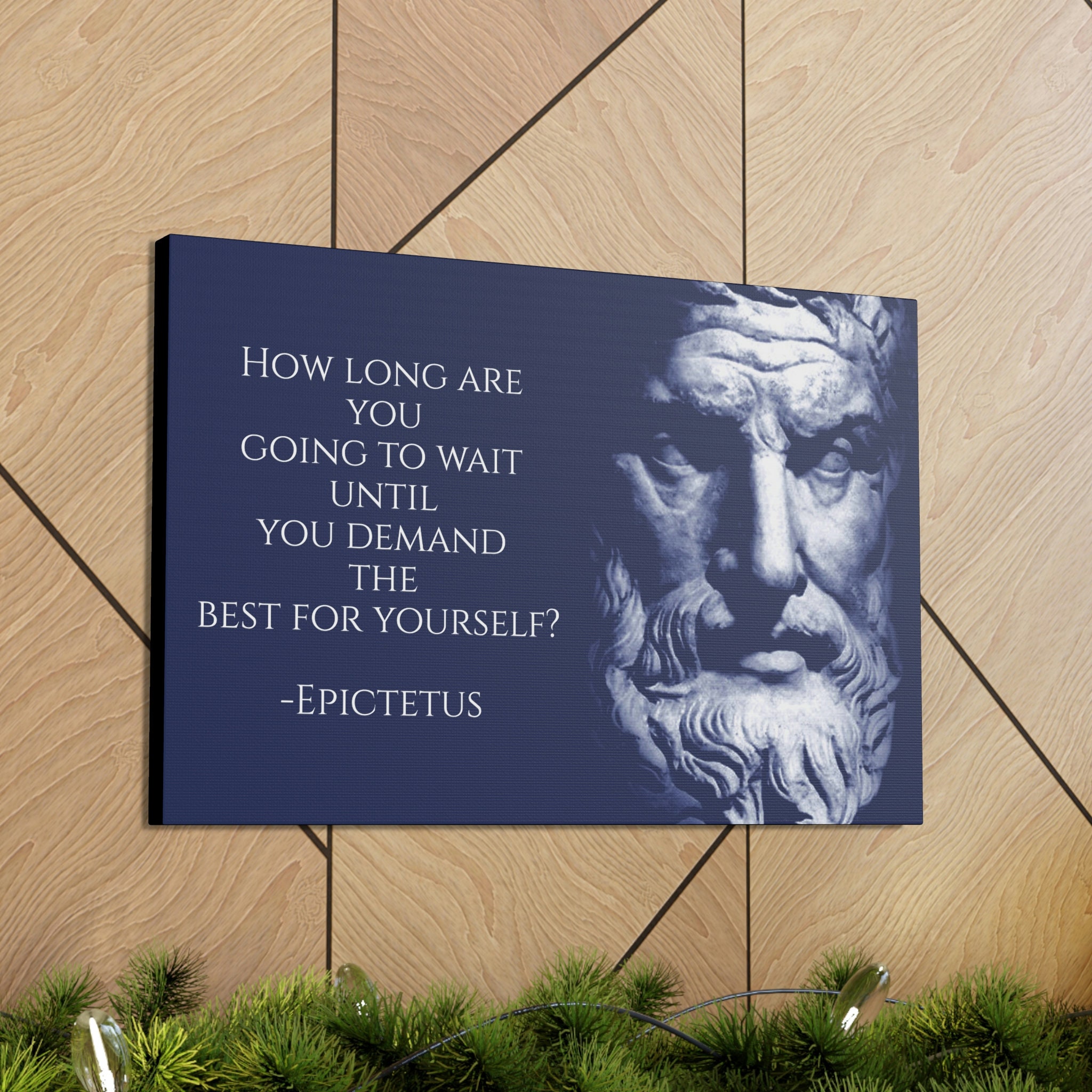 Epictetus Stoic Philosophy Quote Canvas, Philosophy Quote Poster ...