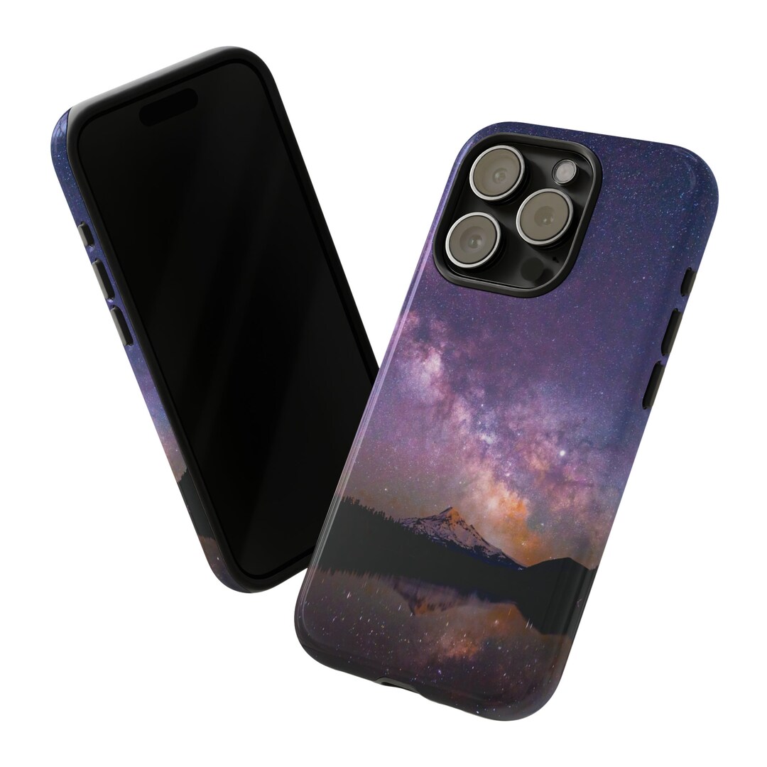 Sunset Mountain Stars Space Cosmic Time Lapse Phone Case, Impact ...
