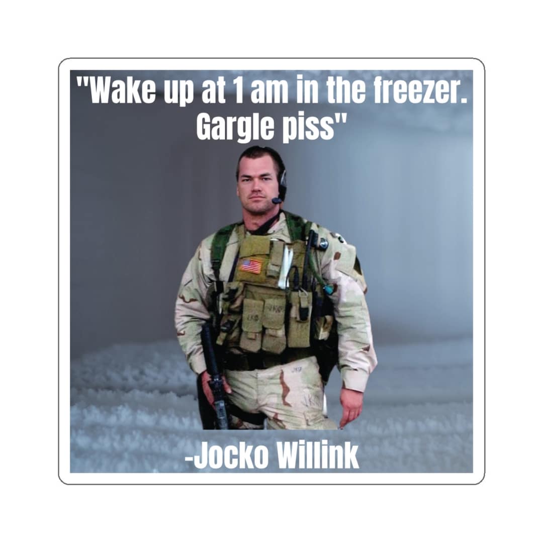 Jocko Willink Navy Seal Good Meme Wake up at 1 Am in the Freezer Laptop ...