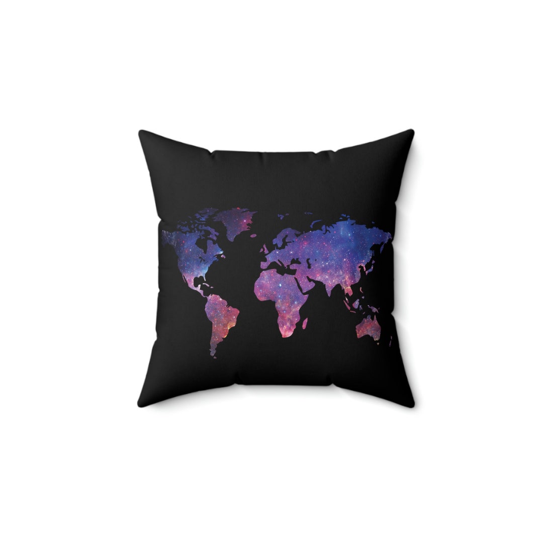 World Atlas Pillow, Geography Pillow, Travel Pillow, Home Decor - Etsy