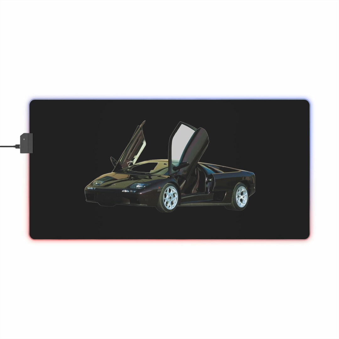LED Lambo Diablo Fancy Lamborghini Gaming Mouse Pad - Etsy