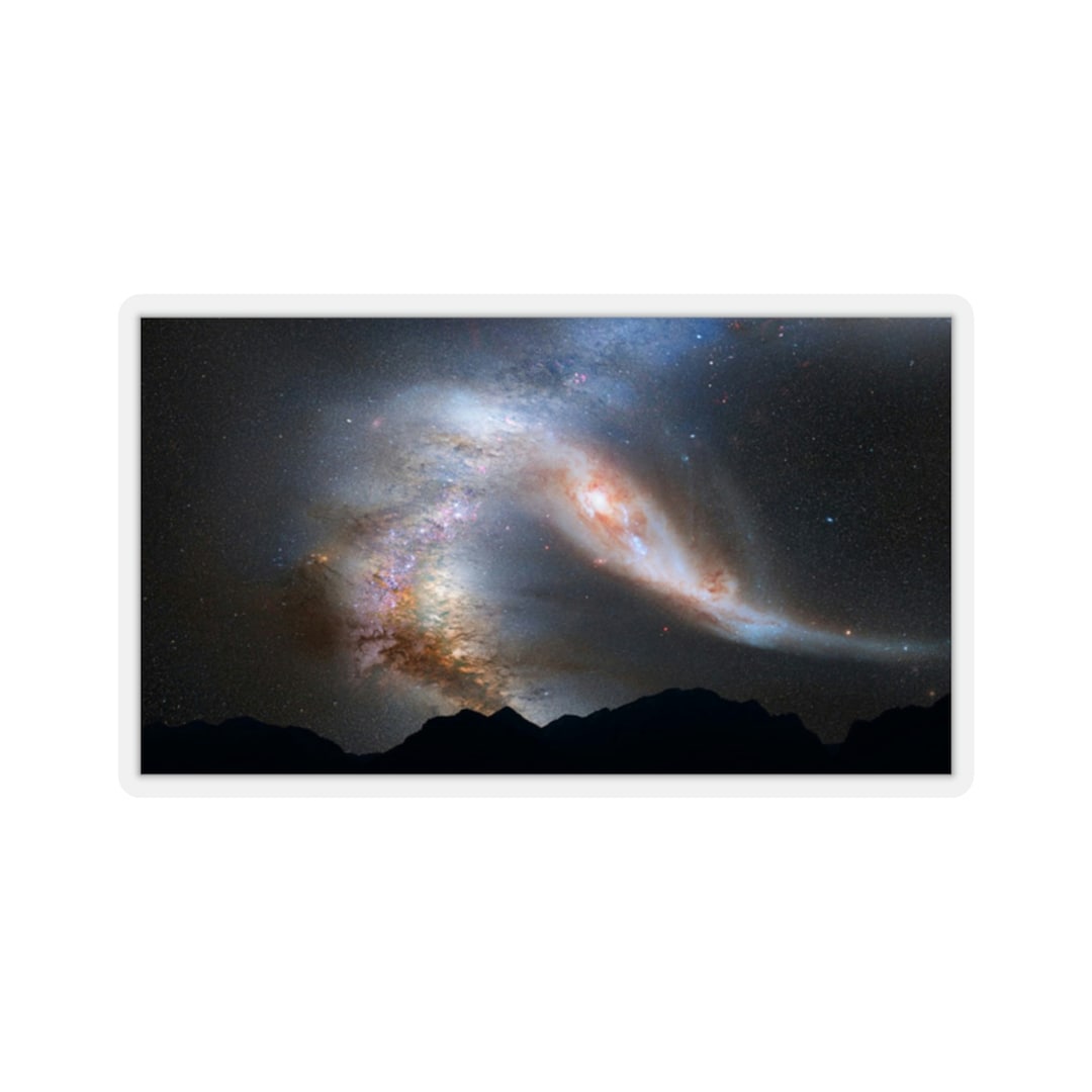 Andromeda Galaxy Space Sticker, Universe Sticker, Astronomy Sticker ...
