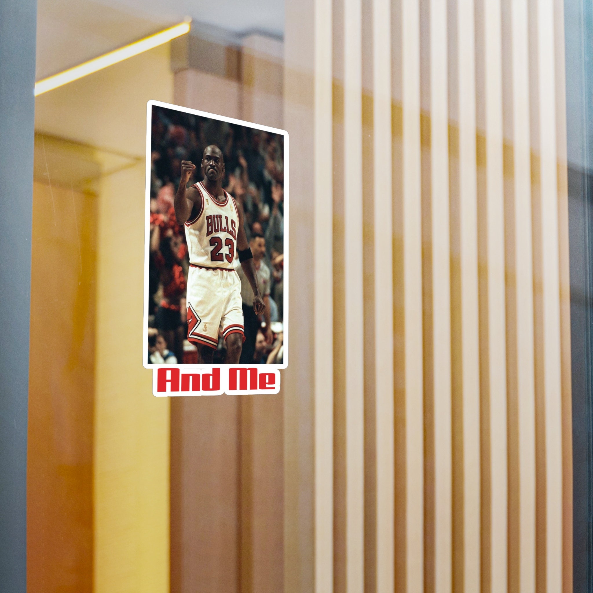 Michael Jordan 23 and Me Meme Sticker Vinyl Laptop Waterproof Car ...