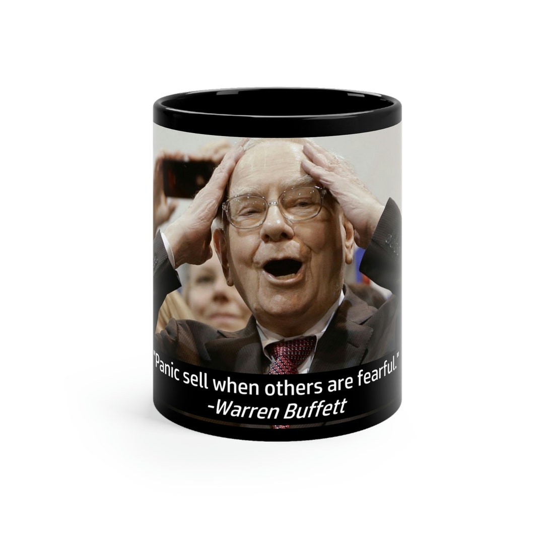 Warren Buffett Meme Investor Stock Market Trader Trading Panic Sell ...