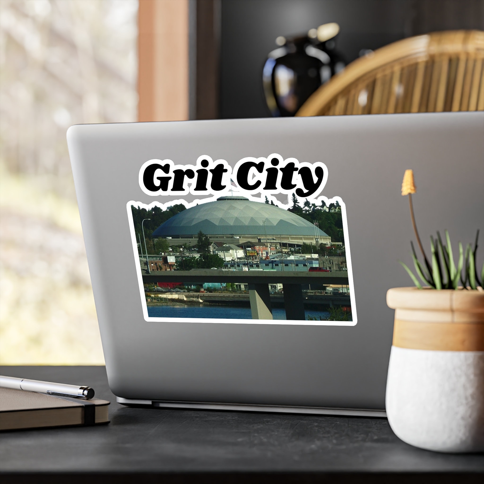 Grit City Tacoma Dome Washington State PNW Vinyl Decal Laptop Water ...