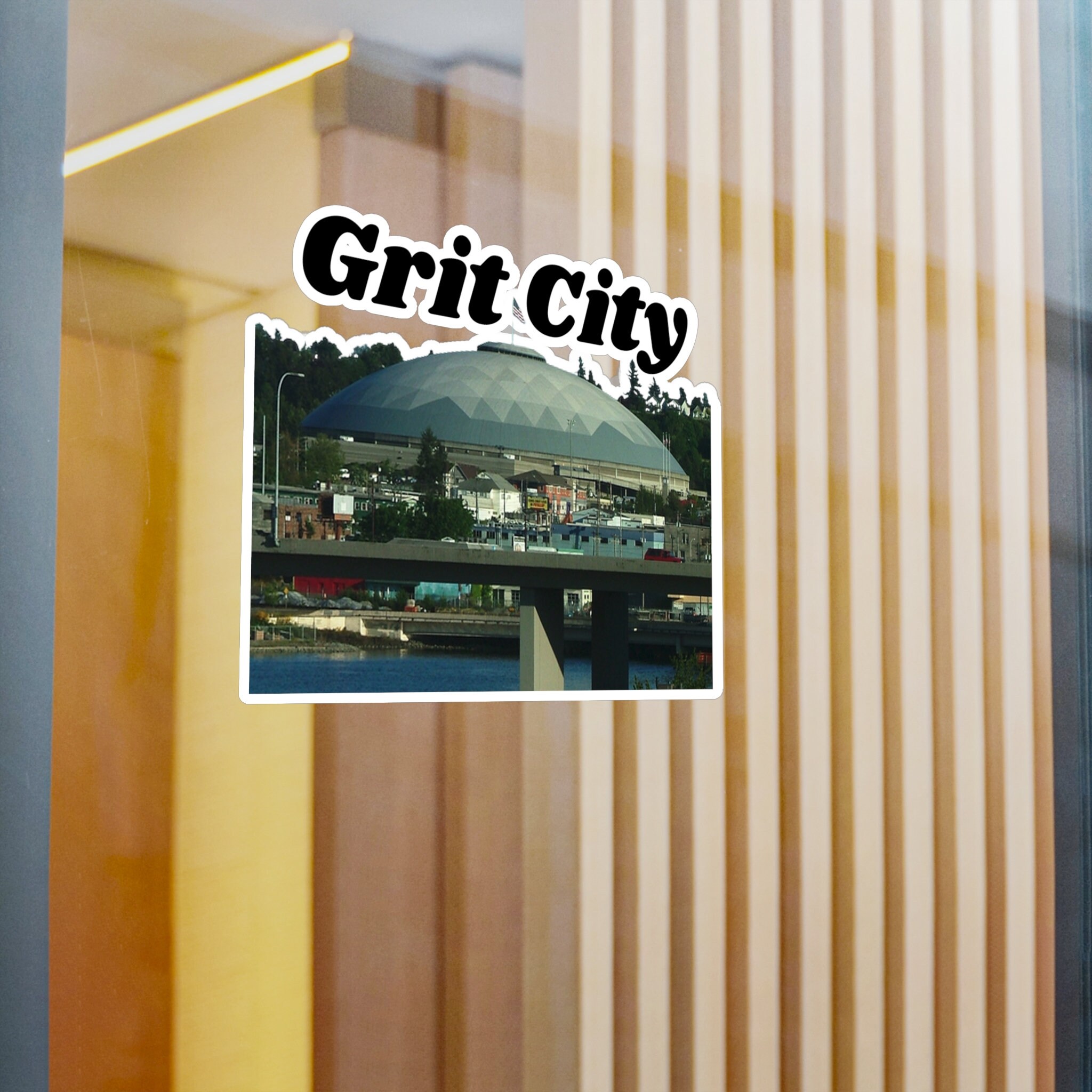 Grit City Tacoma Dome Washington State PNW Vinyl Decal Laptop Water ...