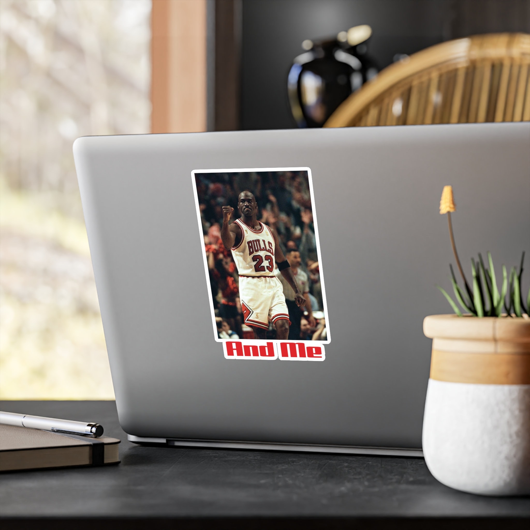 Michael Jordan 23 and Me Meme Sticker Vinyl Laptop Waterproof Car ...