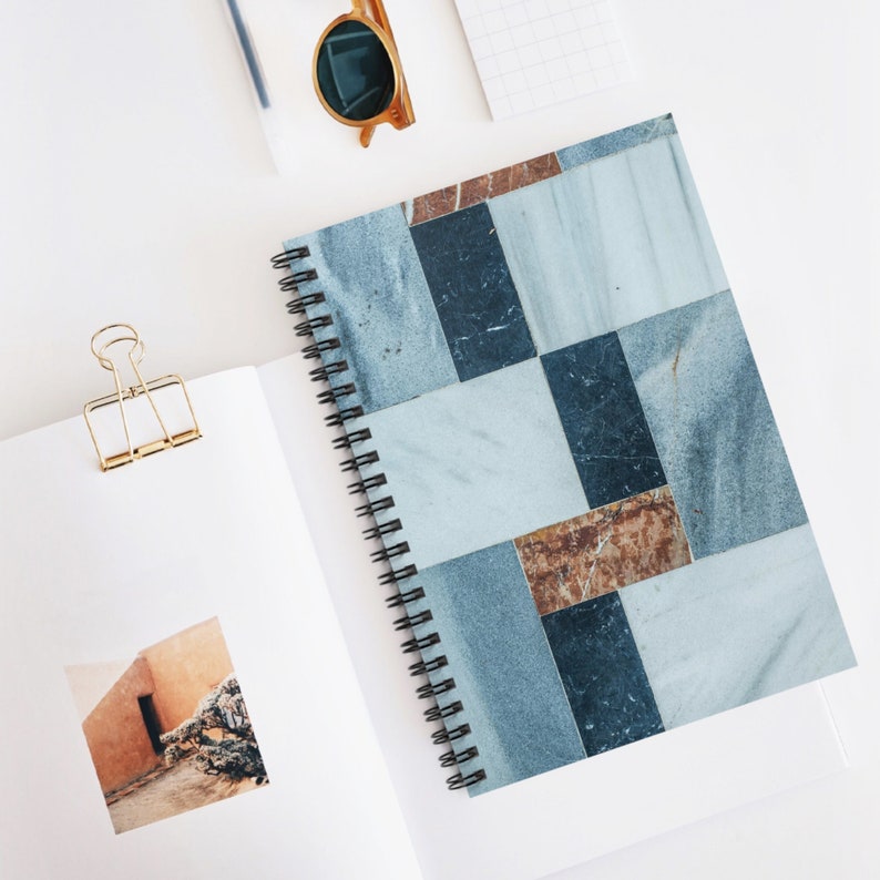 Cool Marble Pattern Ruled Lined Back to School Study Personal Notebook ...