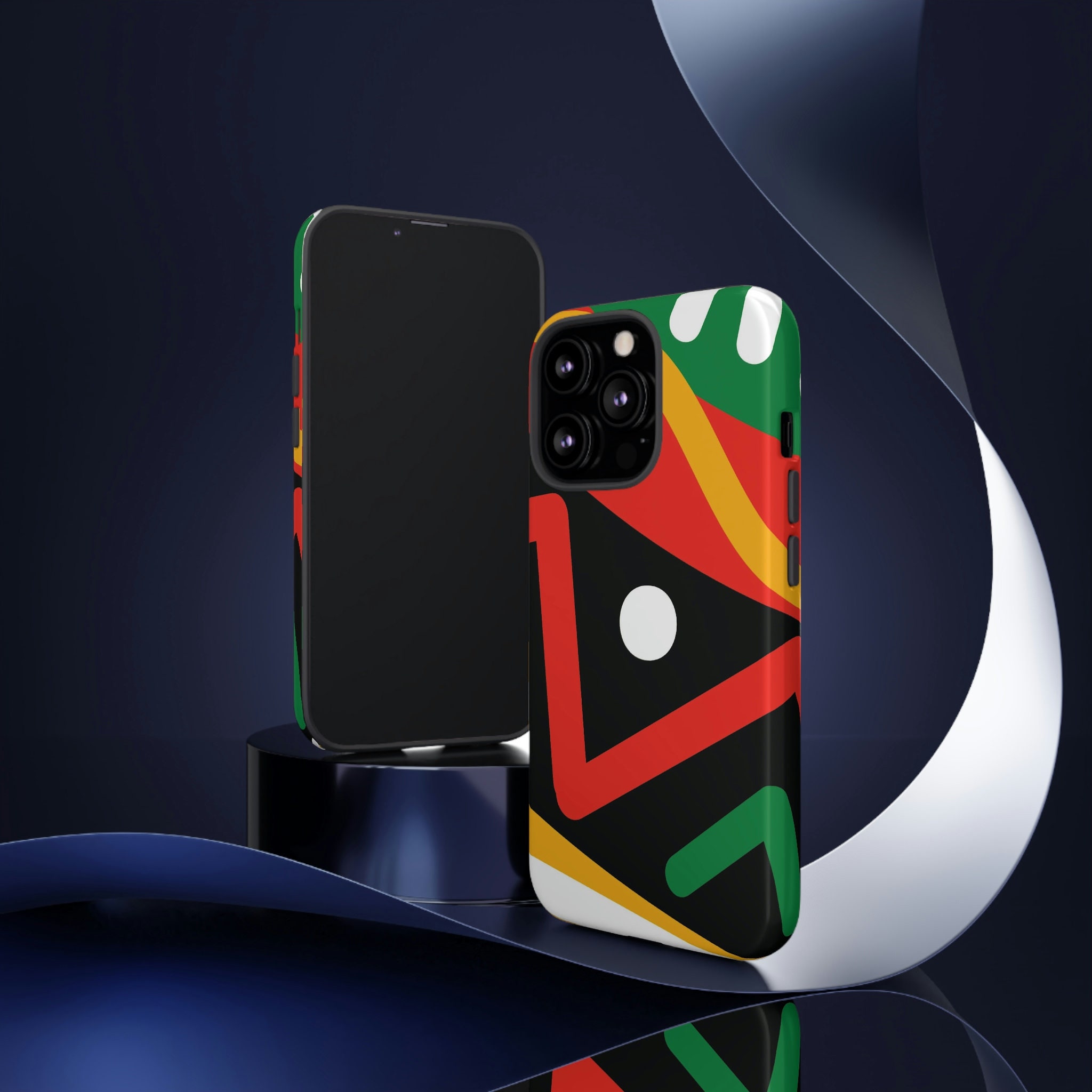 Retro Aesthetic African Tribal Pattern Phonecase | Impact Resistant ...