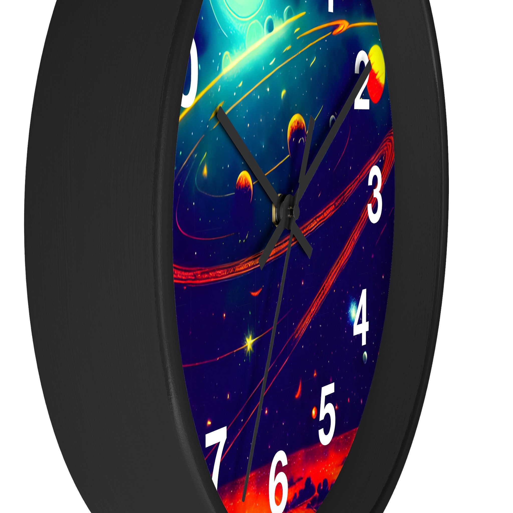 Solar System Astronomy Outer Space Cosmos Wall Clock, Wall Decor - Etsy